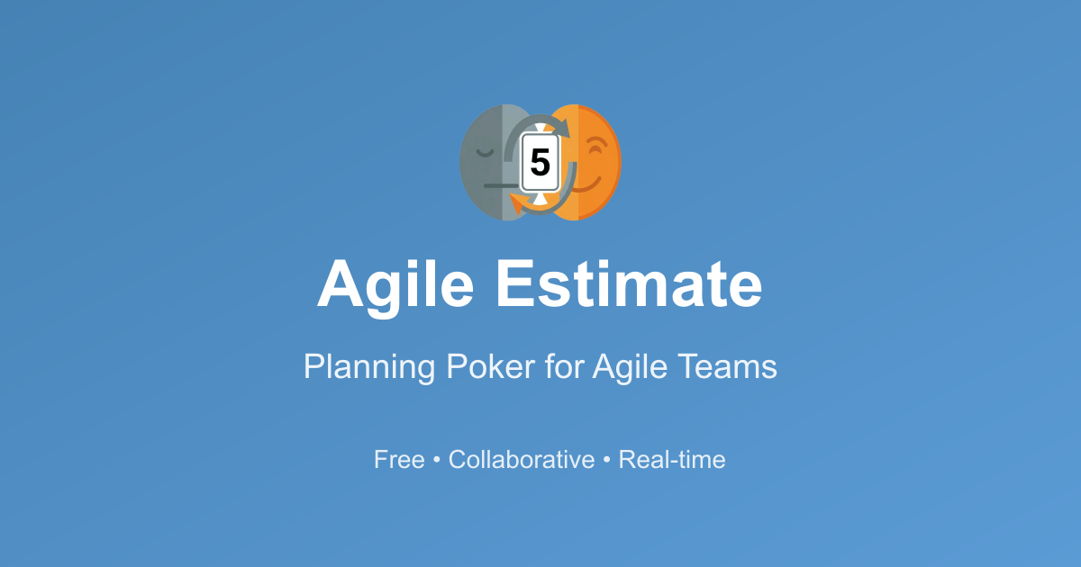 Agile Estimate: Online Planning Poker & Scrum Poker for Agile Teams